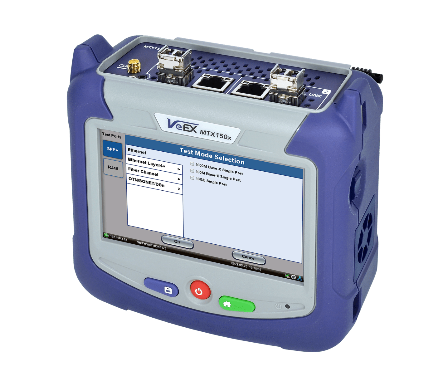 Máy đo mạng IP Ethernet cầm tay VeEX MTX150x | Escom Co.,Ltd - Giải ...